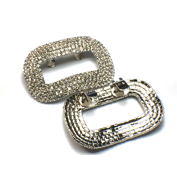 Gorgeous Rectangular Rhinestone Shoe Clip – accessories4shoes